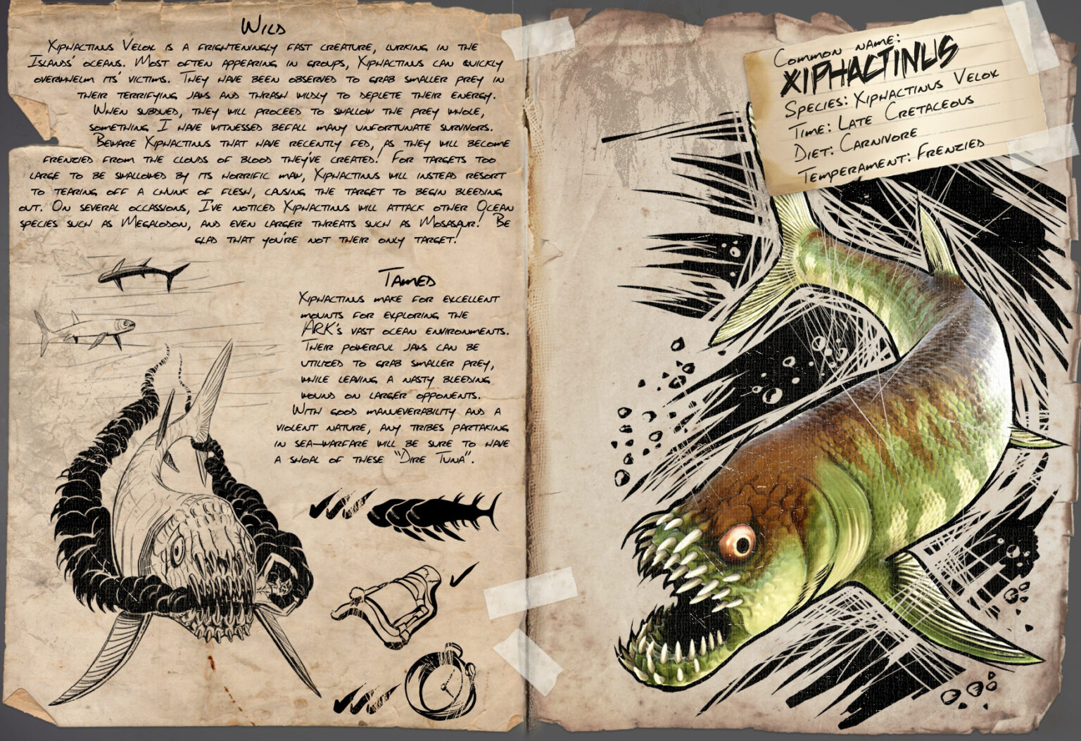 シファクティヌス[Xiphactinus]評価 | Ark魂ーPS版ー